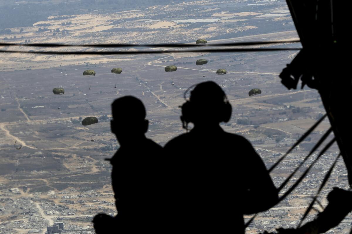 Moyen-Orient : premiers secours italiens parachutés à Gaza - LaPresse News